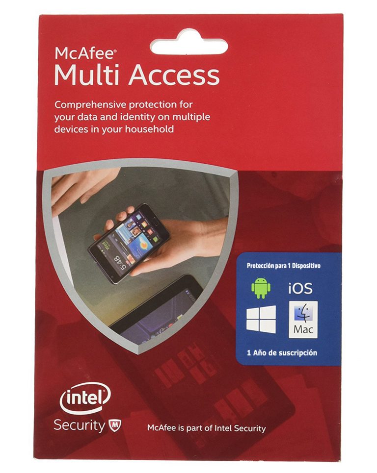 Mcafee MultiAccess 2017 - Licencia 1 Dispositivo
